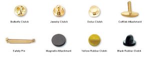 Different Types of Backside Styles for Lapel Pins - Martin Lapel Pins